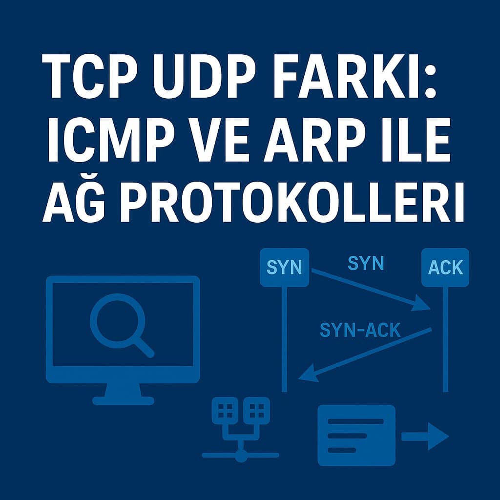 TCP UDP Farkı ICMP ve ARP ile Ağ Protokolleri