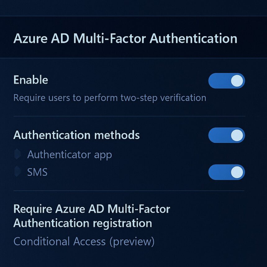 Active Directory MFA Nasıl Etkinleştirilir?